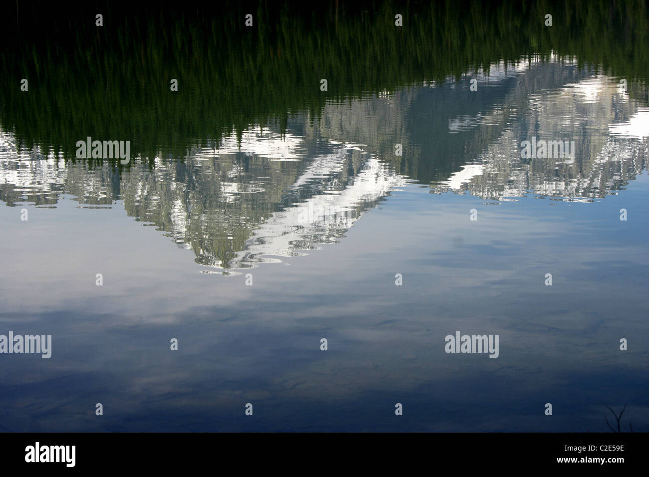 Swift Current Lake Reflecting Mount Gould, Glacier National Park ...