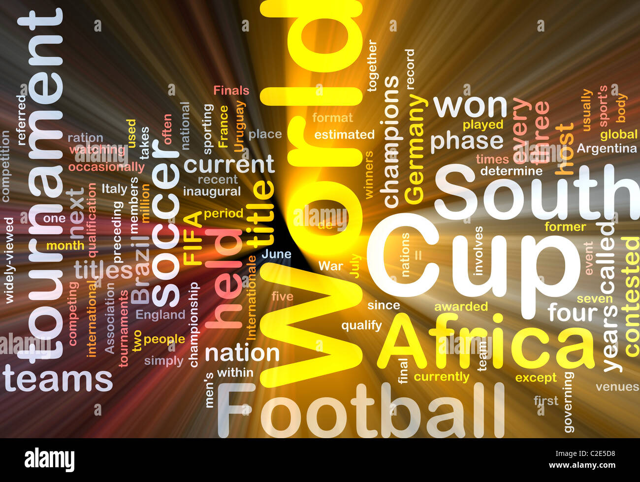 Soccer tag cloud hi-res stock photography and images - Alamy