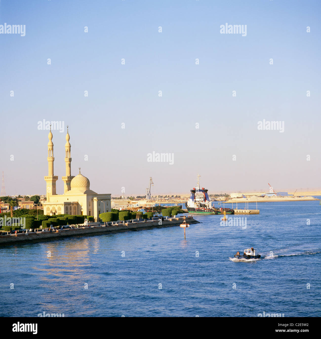 Suez Canal Egypt Stock Photo - Alamy