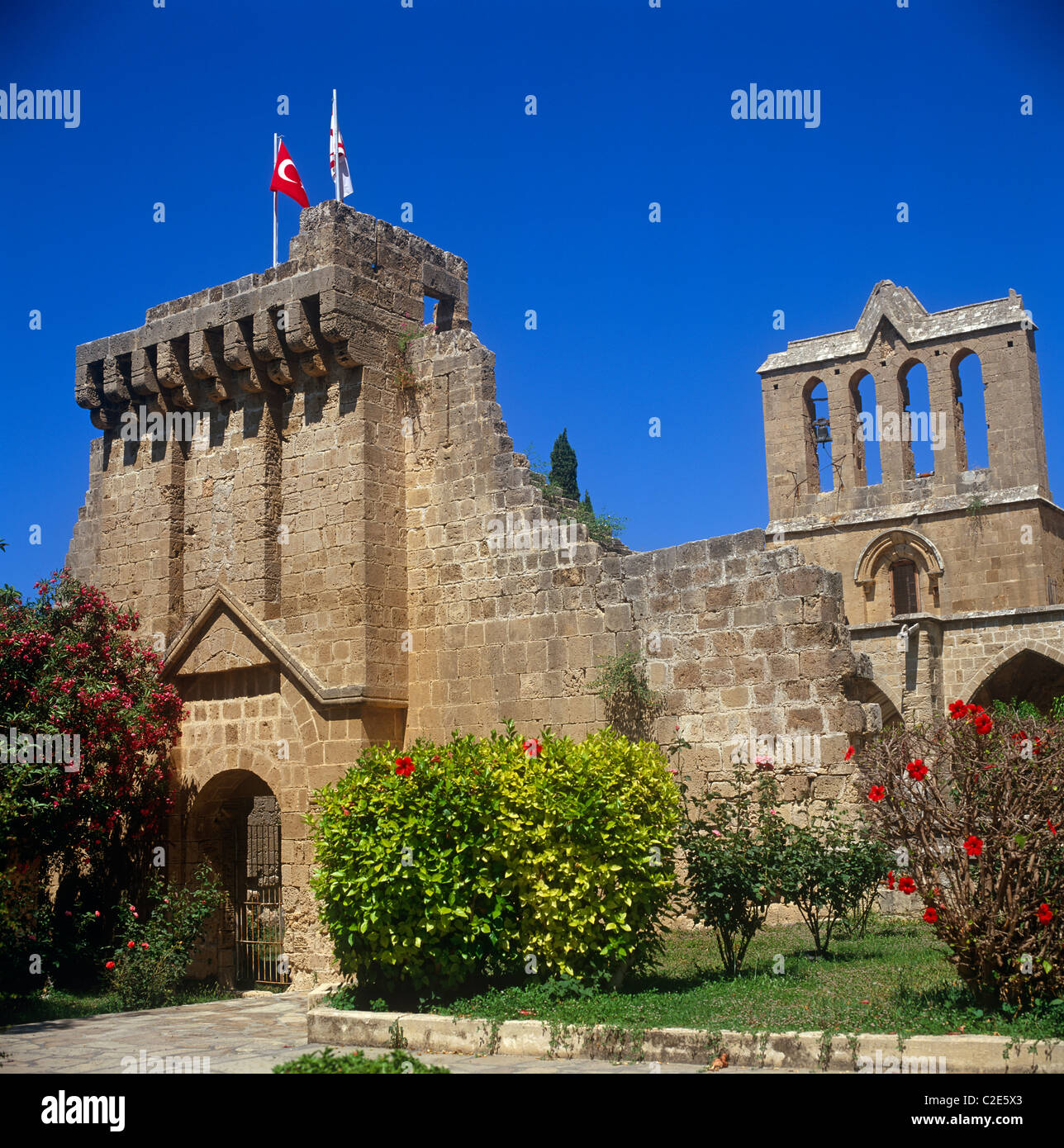Bellapais abbey north cyprus roman hi-res stock photography and images ...