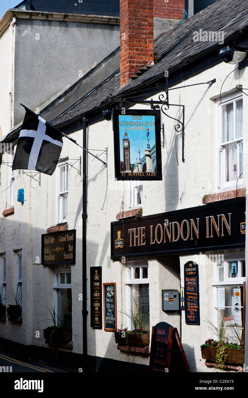 Pub, Cornwall, United Kingdom Stock Photo - Alamy