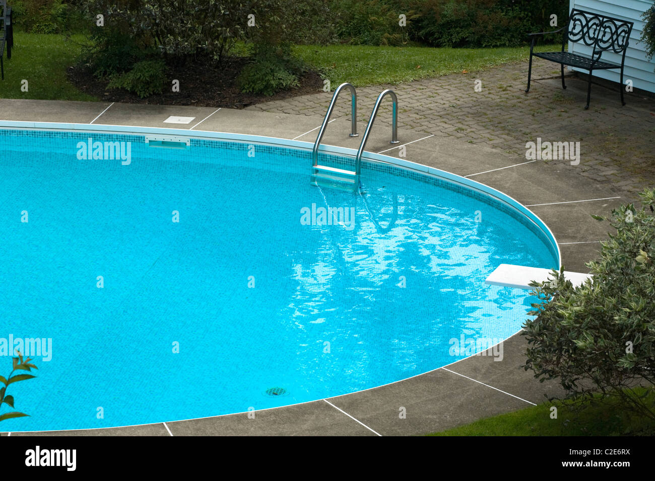 Outdoor Swimming Pool Stock Photo - Alamy