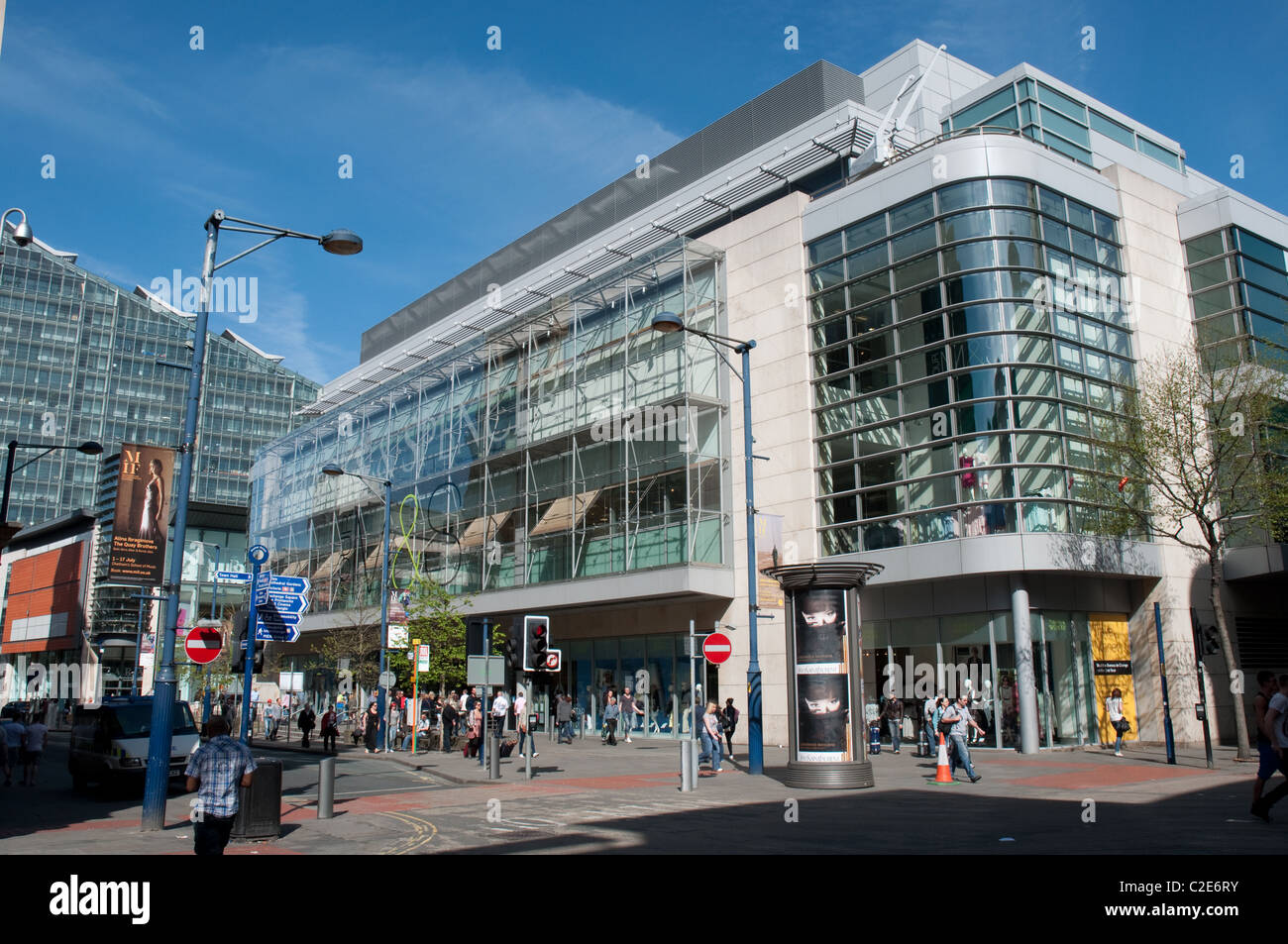 Marks & Spencer store,Market Street, Manchester.Rebuilt after the ...