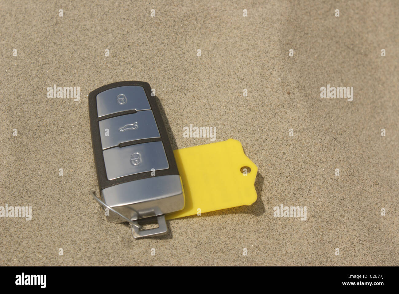 Car key on beach Stock Photo - Alamy