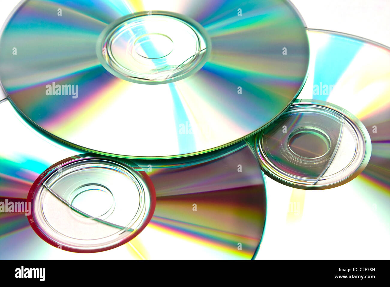 An untidy pile of unused compact discs Stock Photo - Alamy