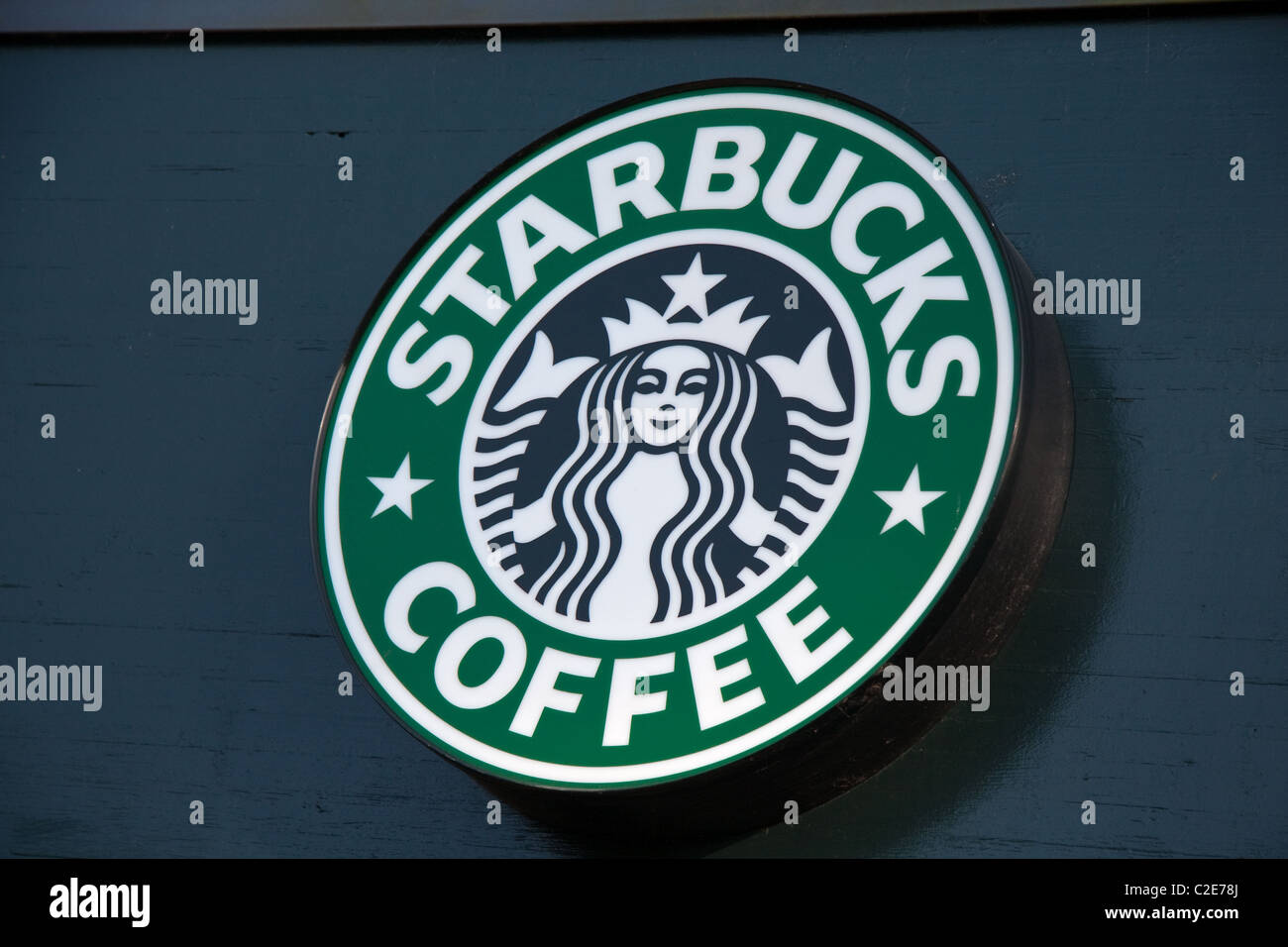Starbucks coffee sign logo hi-res stock photography and images - Alamy