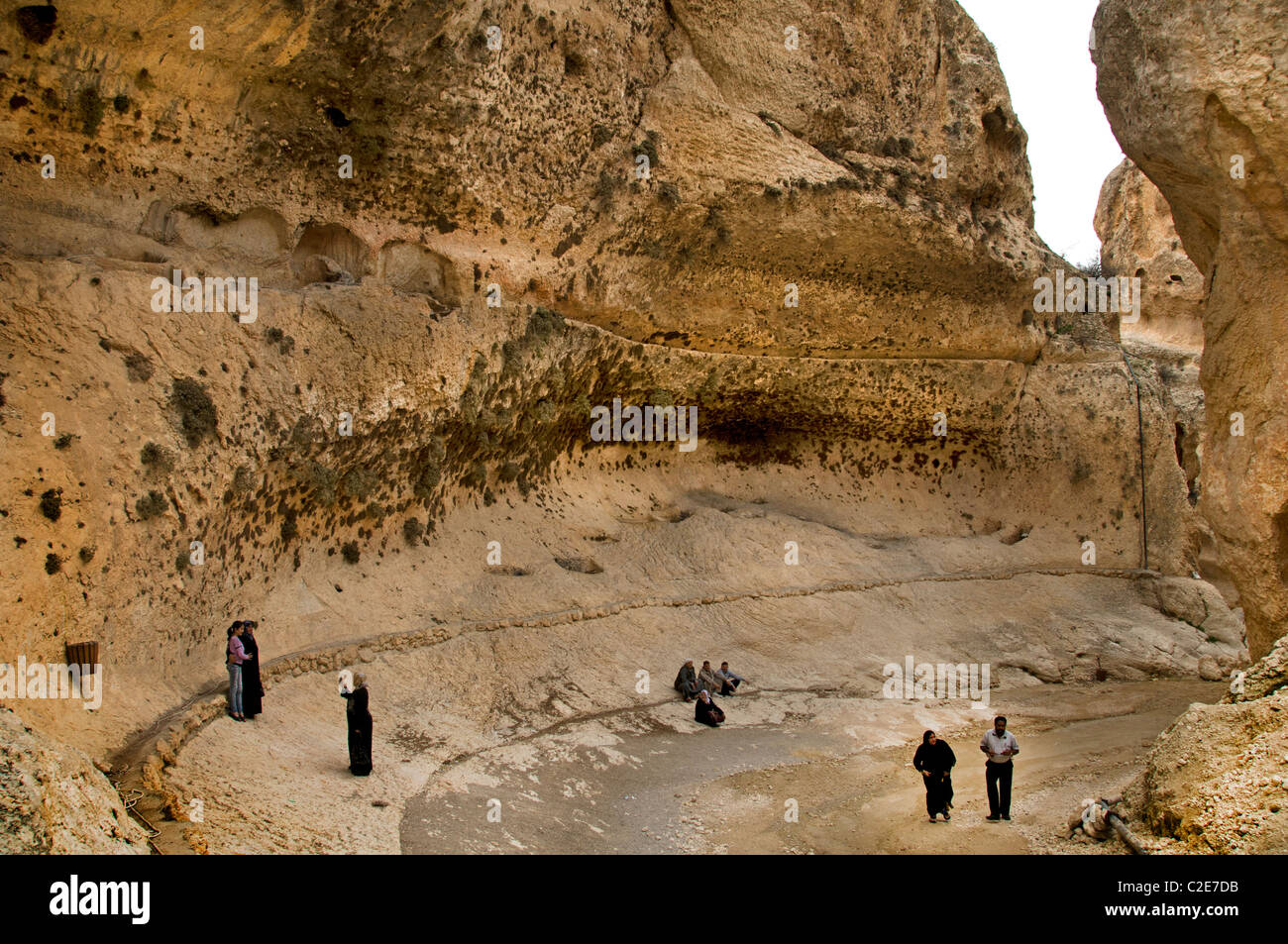 Maloula Maalula Thekla Gap Christian Syria Caves Burial Cave Stock ...