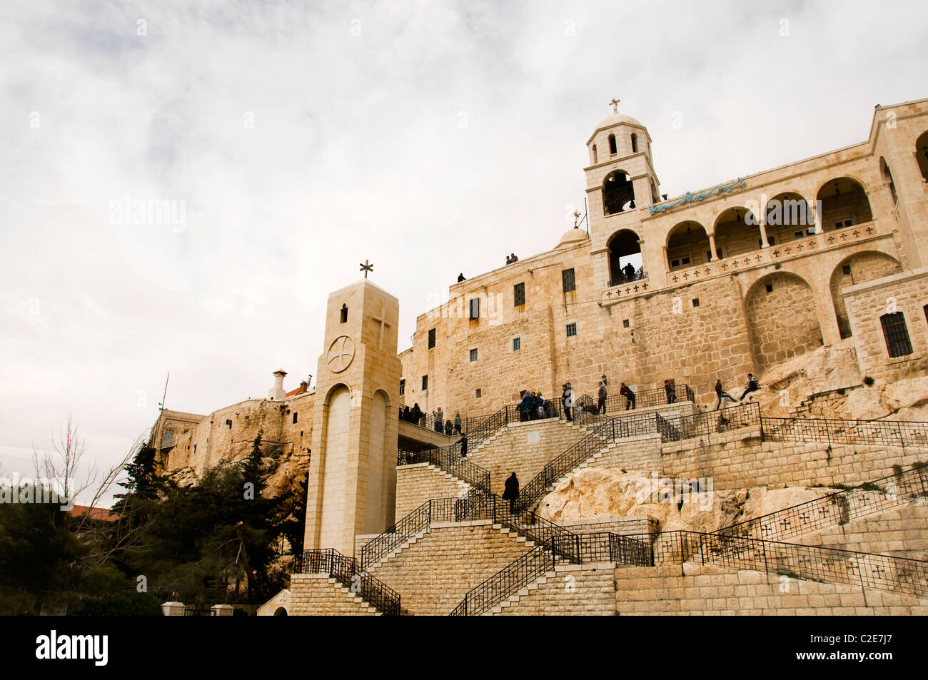 Convent Our Lady of Sayidnaya monastery Seidnaya 547 AD near Damascus ...