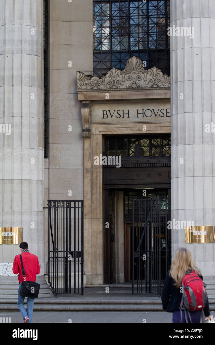 BBC Bush House, London – the historic former home of the BBC World ...