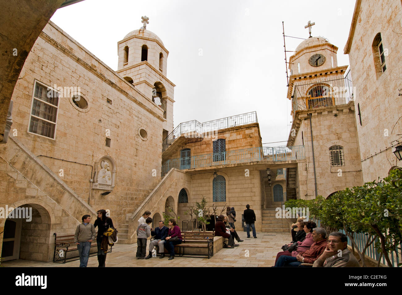 Saidnaya convent monastery syria hi-res stock photography and images ...