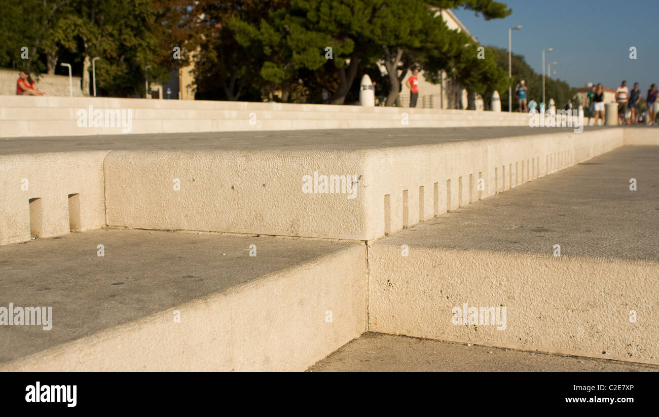 Zadar sea organ, Croatia Stock Photo - Alamy