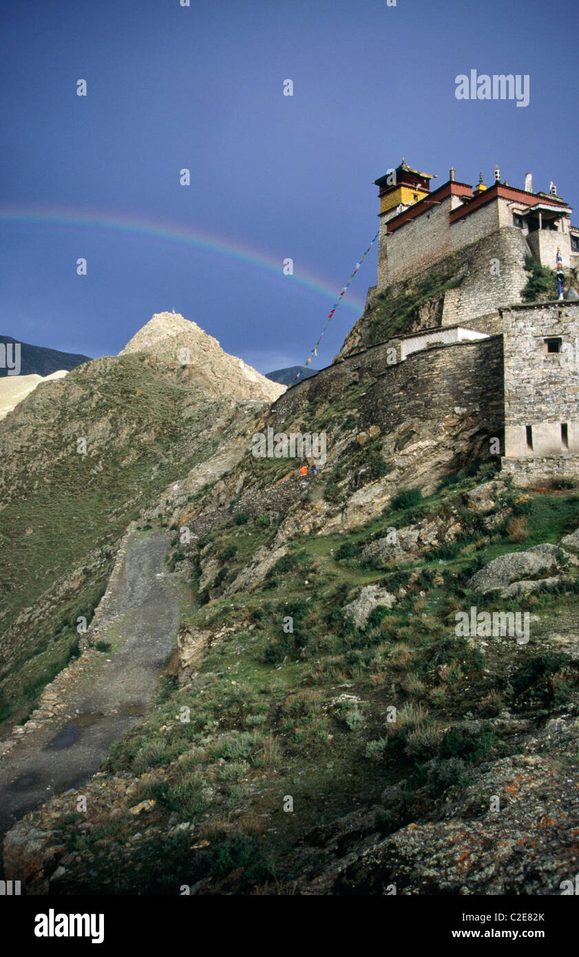 Monastery Tibet China Stock Photo - Alamy