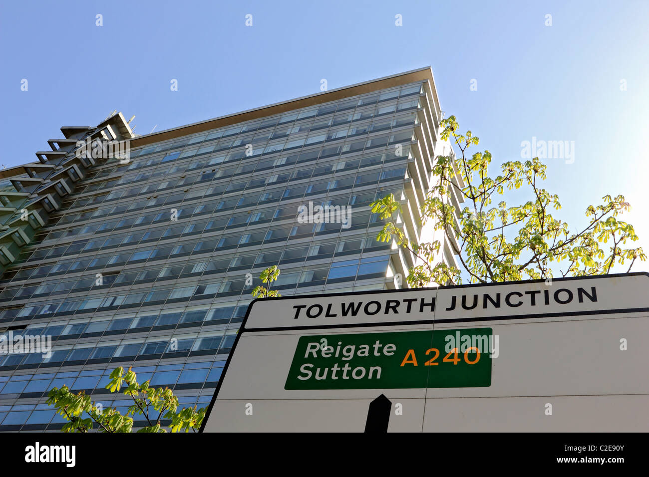 Tolworth Tower designed by architect Richard Seifert in Surbiton ...