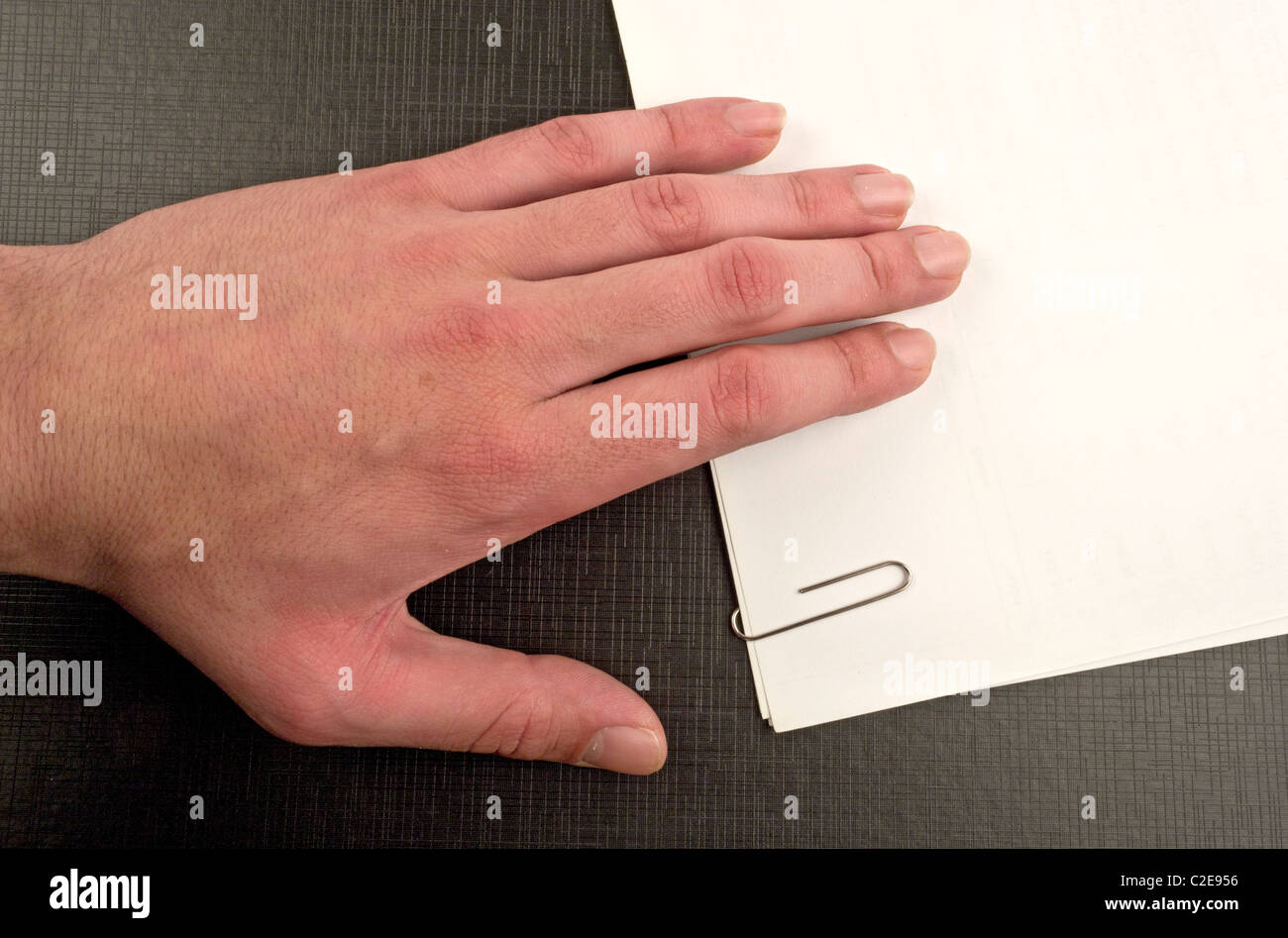 Blank cover on hand hi-res stock photography and images - Alamy