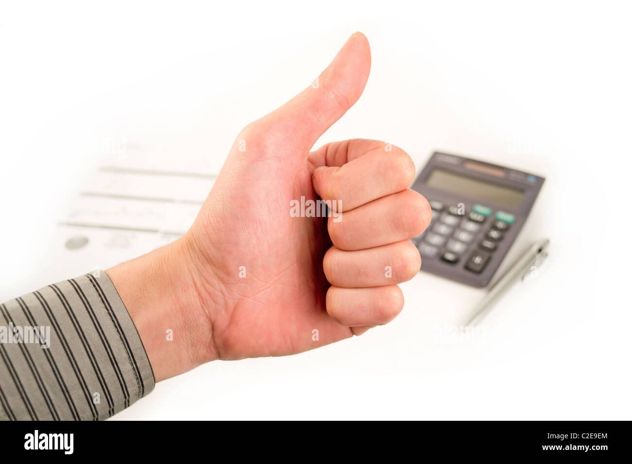 Success hand sign isolated on hi-res stock photography and images - Alamy