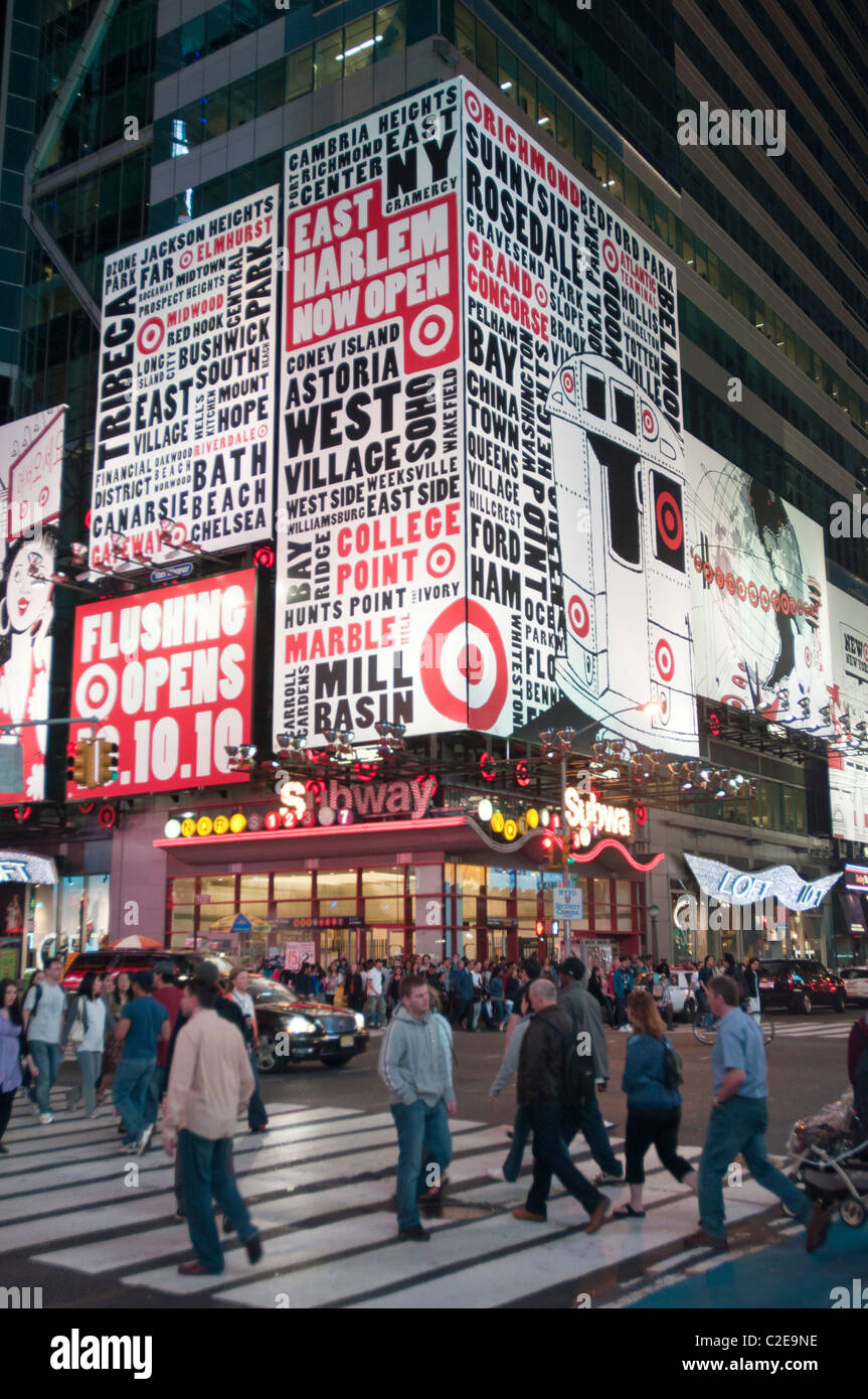 Ann Taylor Loft store with giant Target outdoor advertisement, 42nd ...