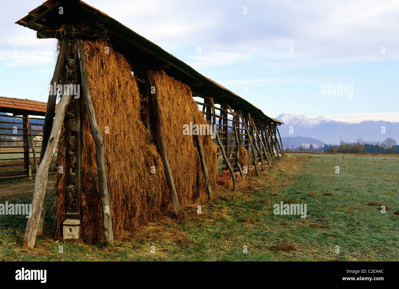 Hay racks slovenia hi-res stock photography and images - Alamy