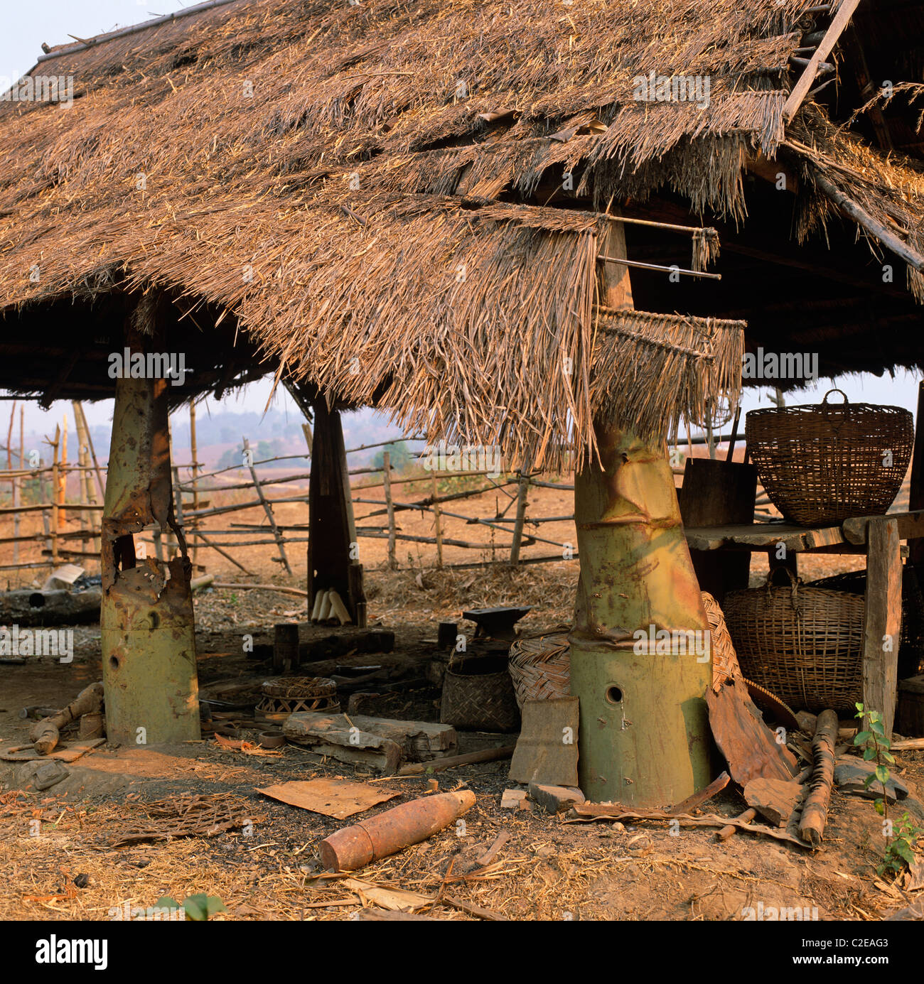 Phonsavan Xieng Khuang Laos Stock Photo - Alamy