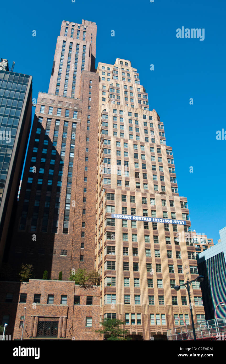 Le Rivage apartment building, 21 West Street, Manhattan, New York City ...