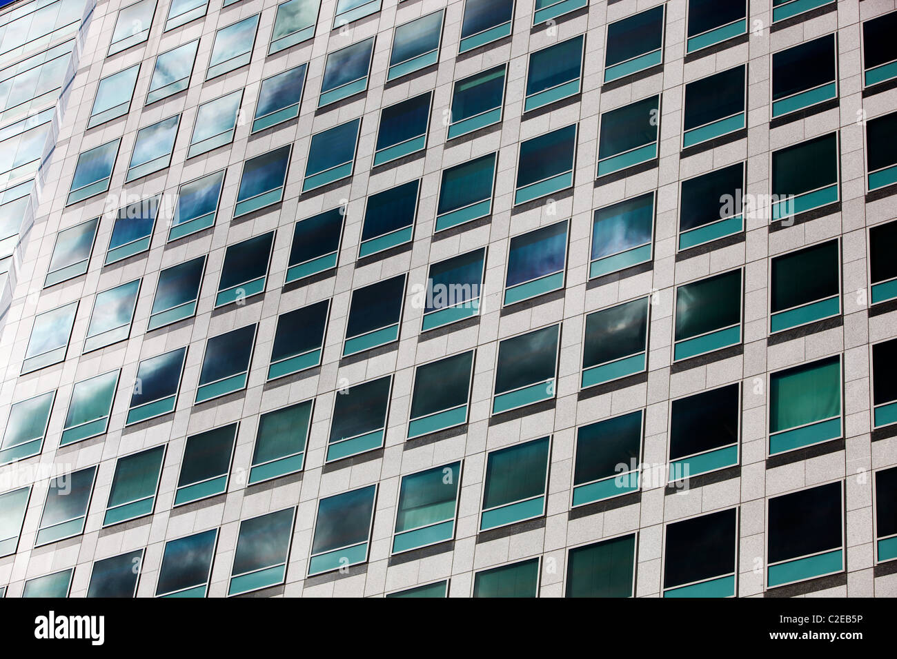 A grid of windows from an office building Stock Photo - Alamy