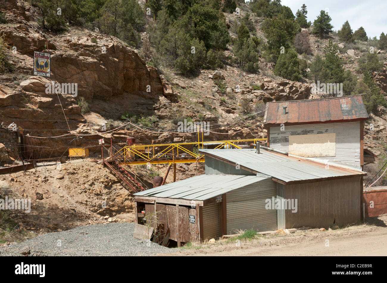Colorado, Idaho Springs, Phoenix Gold Mine Stock Photo - Alamy