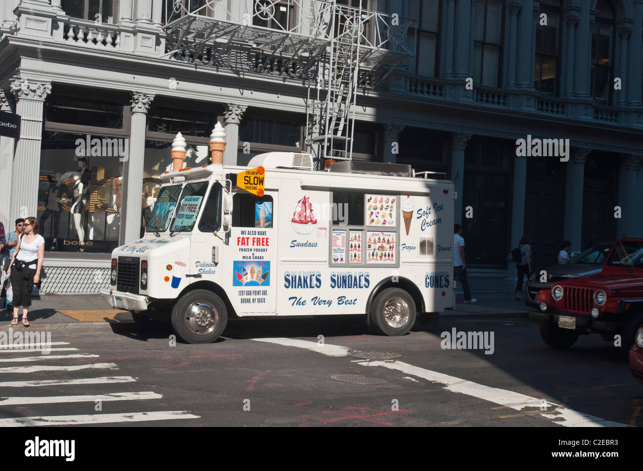 Happy Face Ice Cream car selling Ice cream, shakes and sundae ...