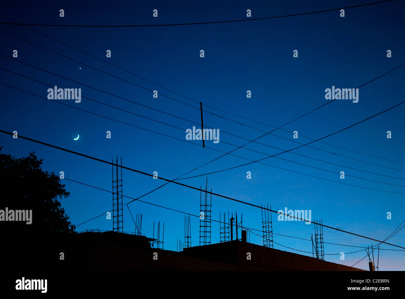 Mexico; Power Lines Stock Photo - Alamy
