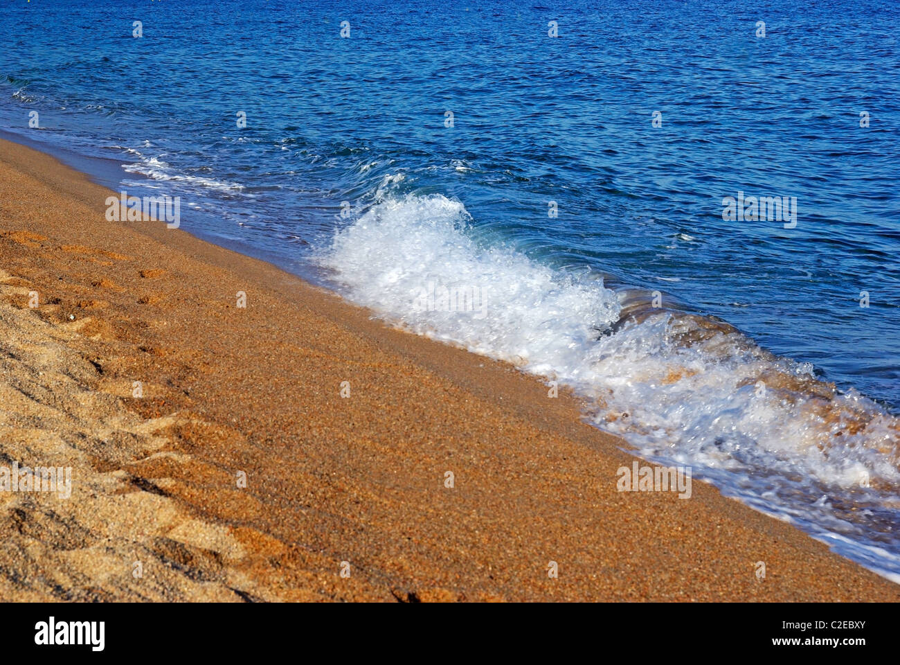 Shore of Mediterranean sea. Spain, Europe Stock Photo - Alamy