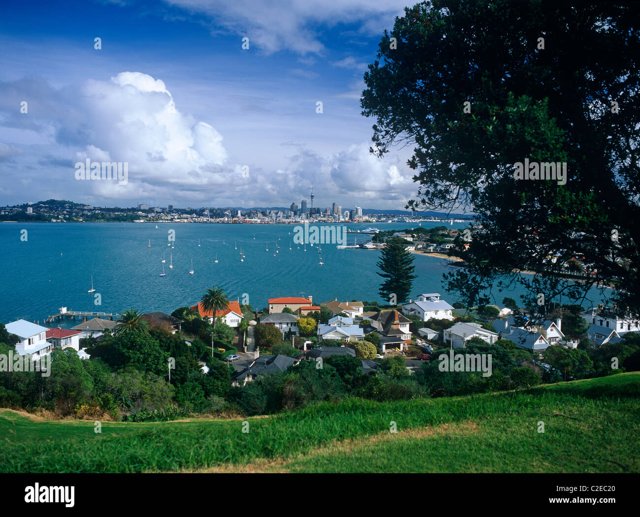 Devonport new zealand village harbour hi-res stock photography and ...