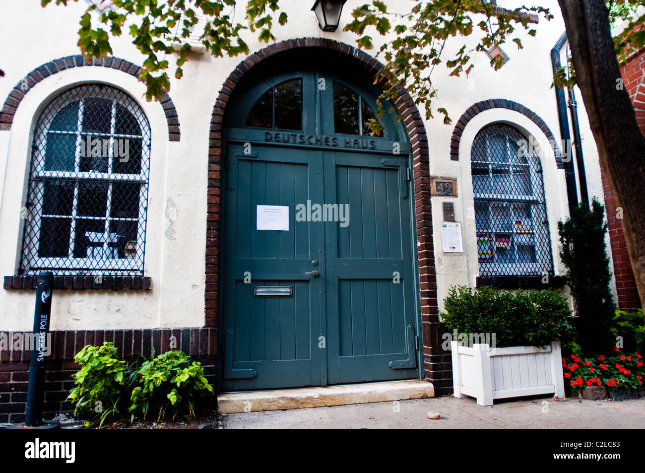 Deutsches Haus, German House building at Washington Mews, Greenwich ...