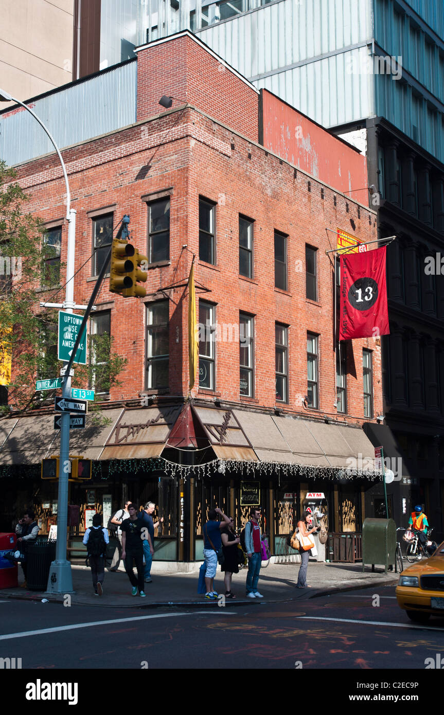 Little Italy Pizzeria building on the corner of University Place and ...