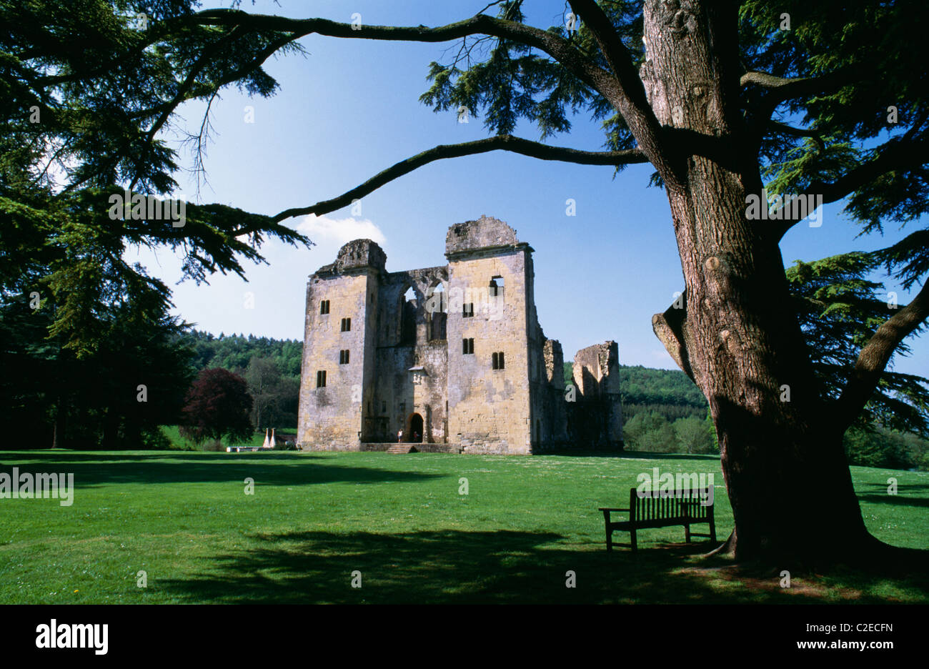 Old Wardour Castle English Heritage Stock Photos & Old Wardour Castle ...