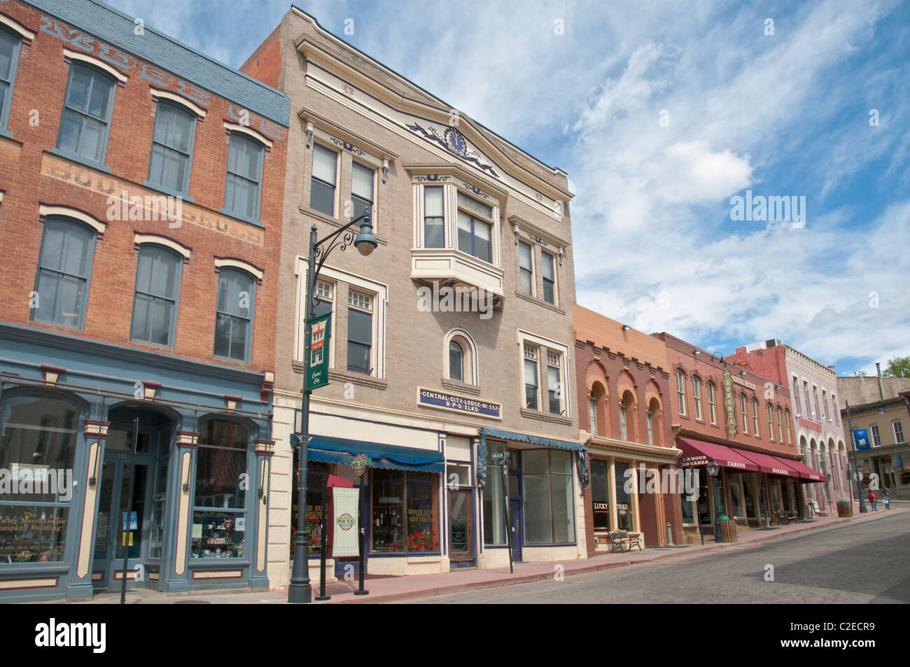 Colorado, Central City, Downtown National Historic District Stock Photo ...