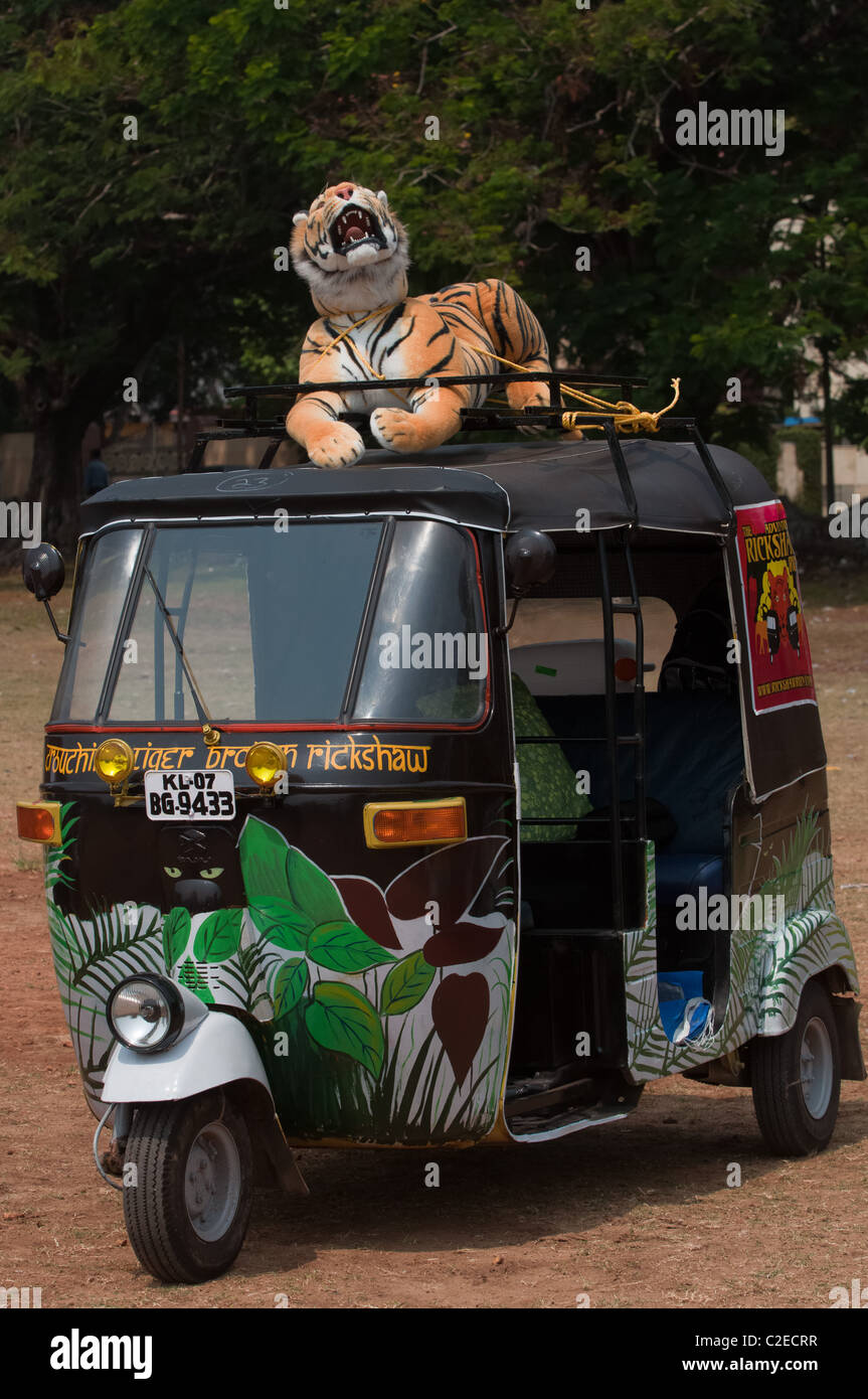 Pimped up Tuk tuk lined up for the departure on the Rickshaw Run in ... Pimped up Tuk tuk lined up for the departure on the Rickshaw Run in ...