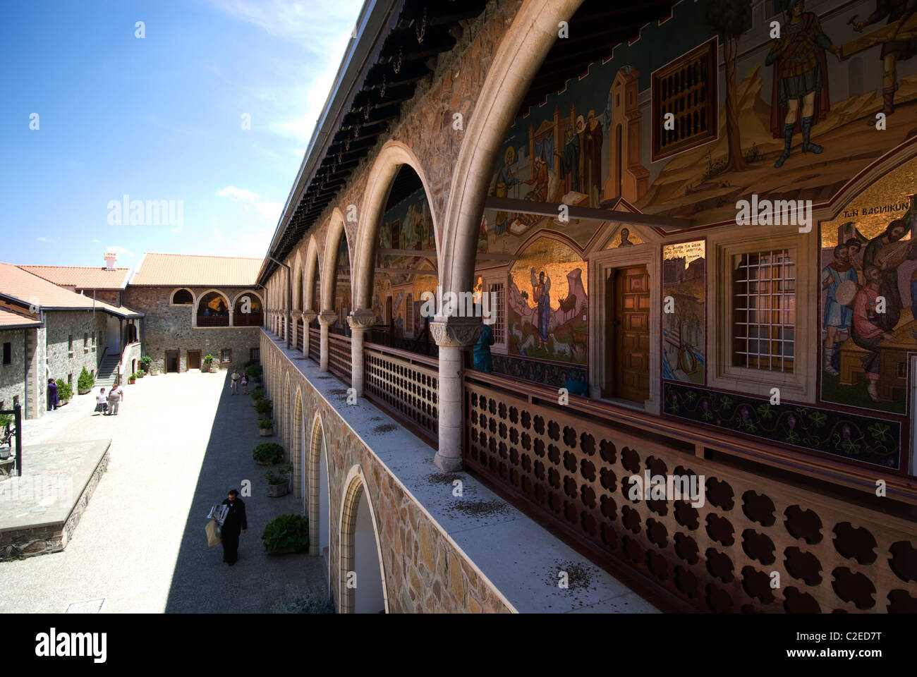 Kykkos Monastery Troodhos Mountains Cyprus Stock Photo - Alamy