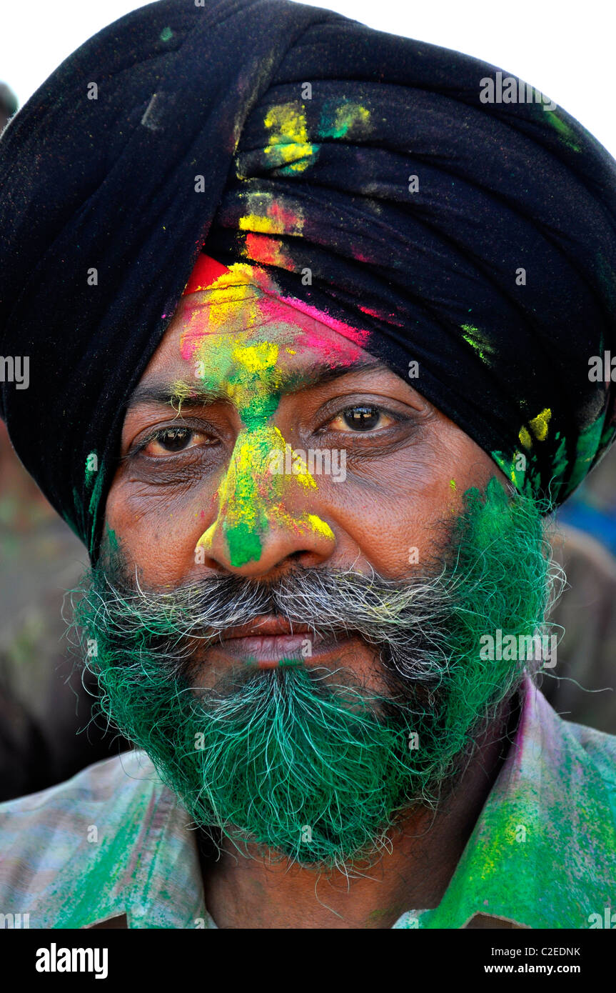 Coloured face hi-res stock photography and images - Alamy