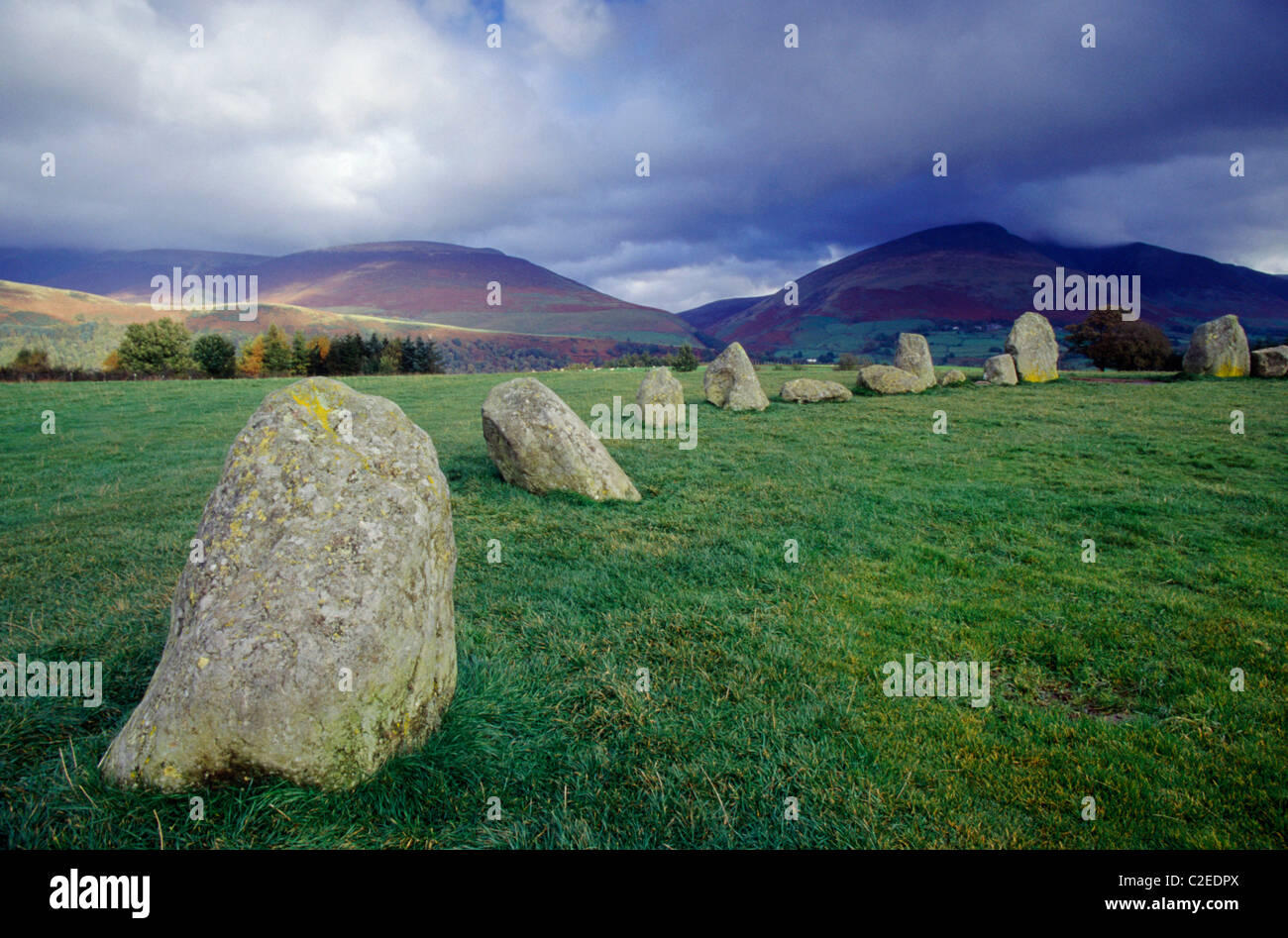 Castlerigg Cumbria England Stock Photo - Alamy