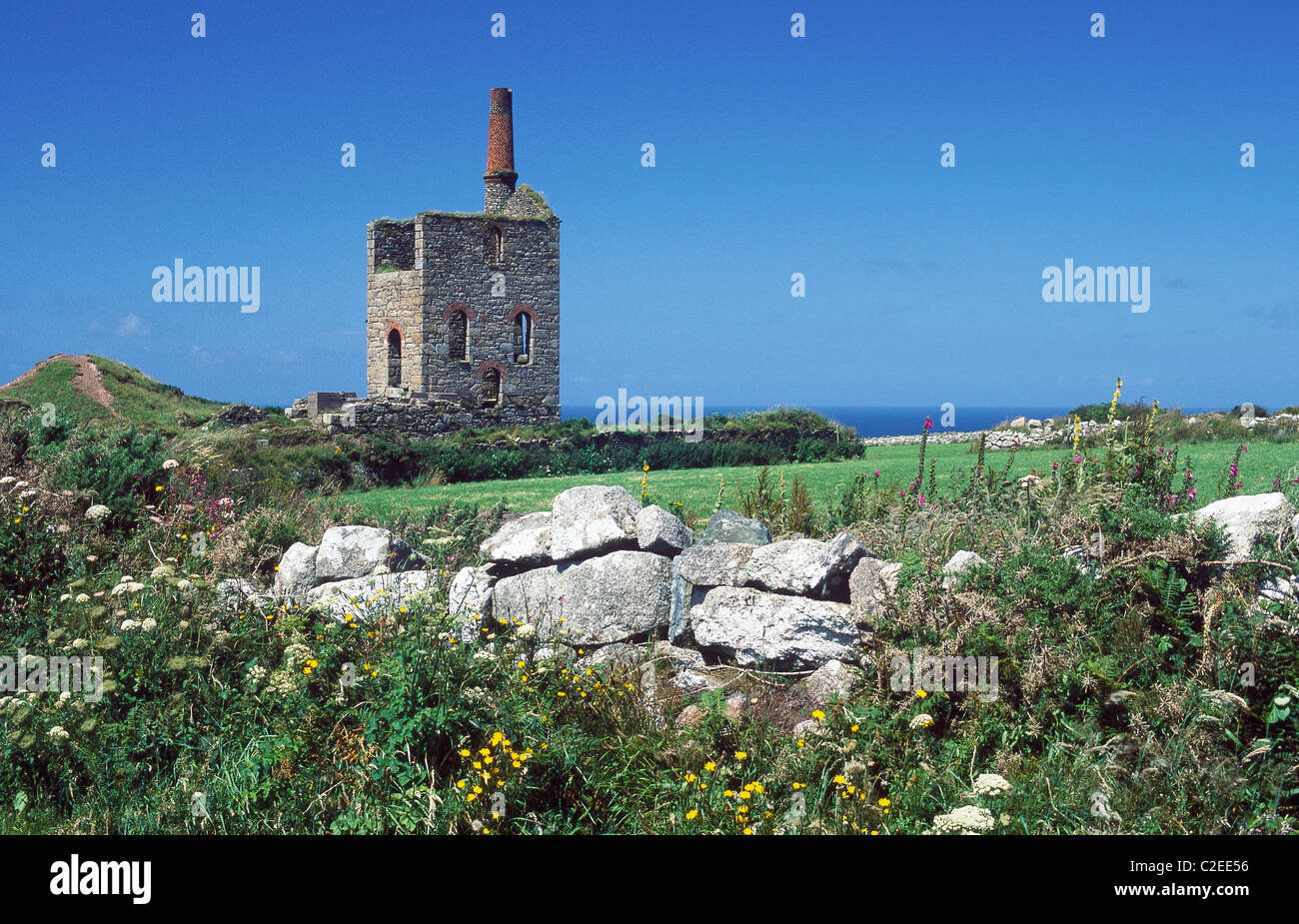 Pendeen Cornwall England Stock Photo - Alamy