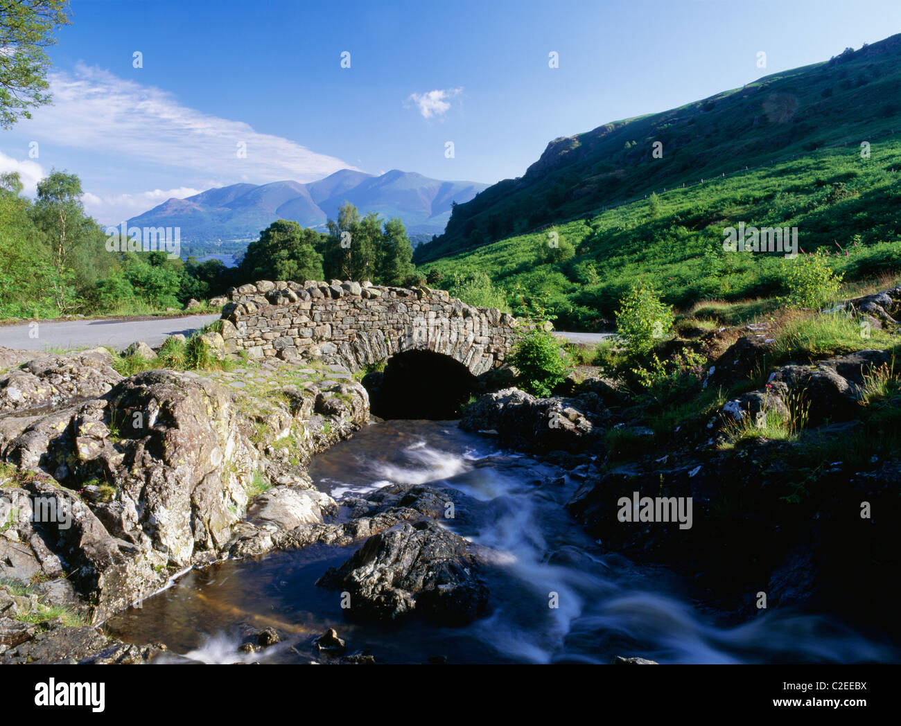 Ashness Bridge Cumbria England Stock Photo - Alamy