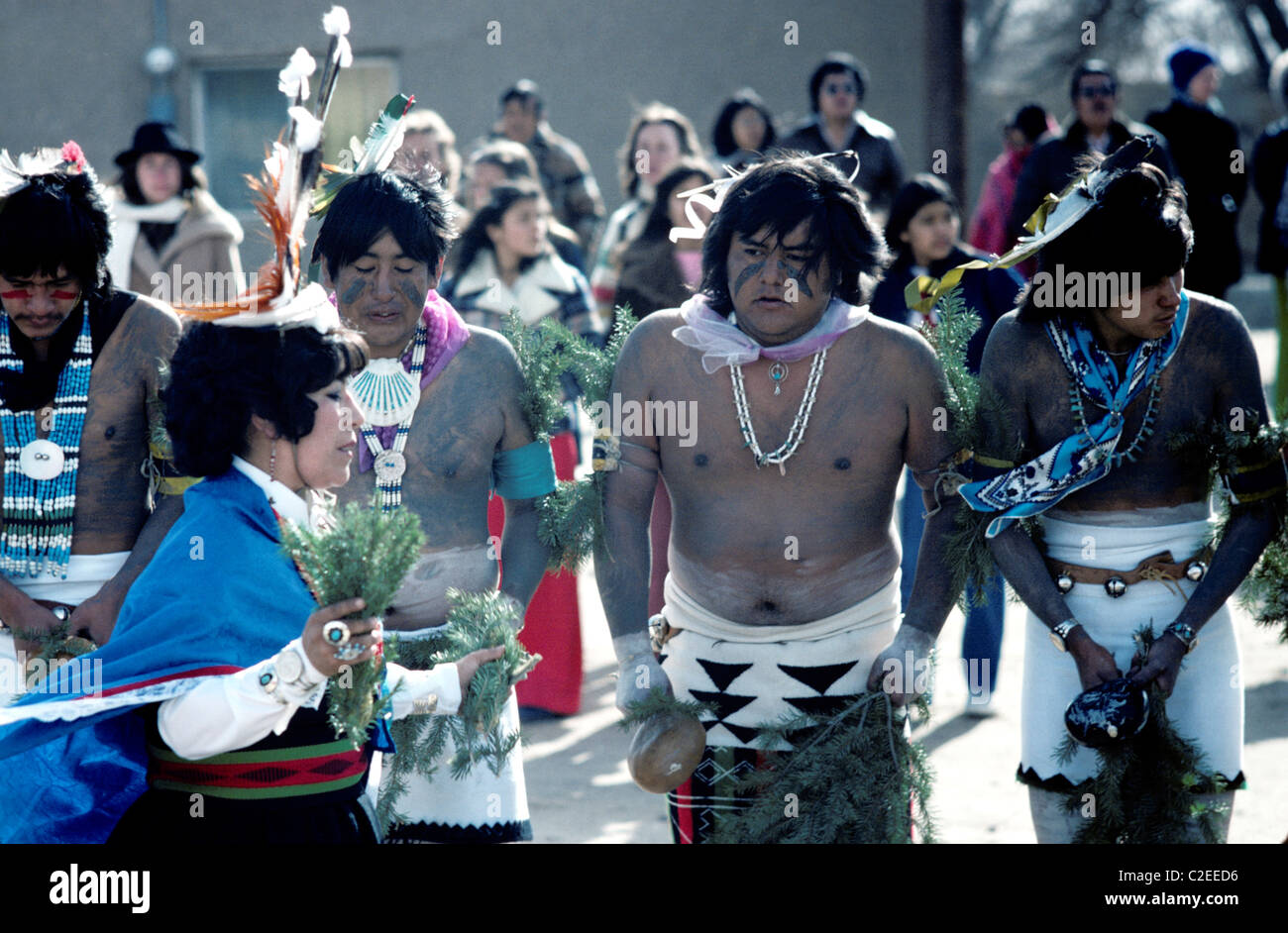 Native American's perform ritual cloud dance at new Mexico Navajo ...