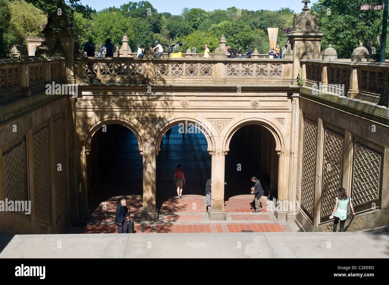 Restored bethesda terrace arcade hi-res stock photography and images ...