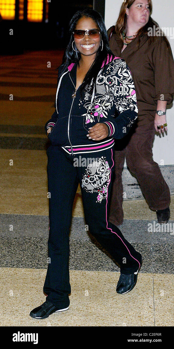 Celebrity Rap Superstar winner Shar Jackson outside MTV TRL Studios in ...