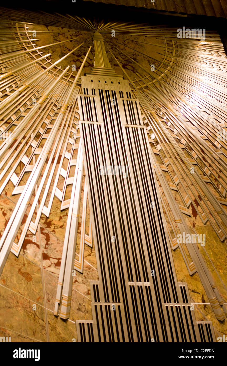 Empire state building lobby hi-res stock photography and images - Alamy