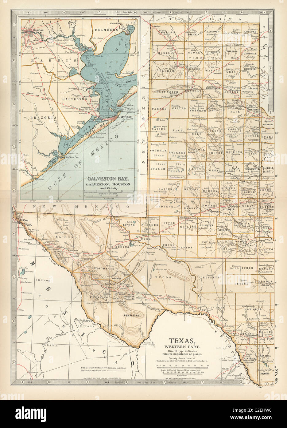 Political map of texas hi-res stock photography and images - Alamy