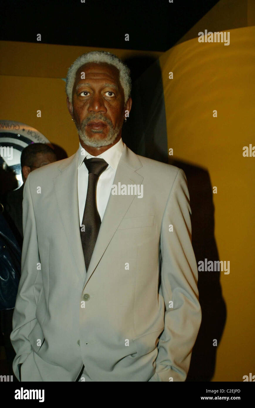 Morgan Freeman Madame Tussauds held a gala to open its new wax museum ...