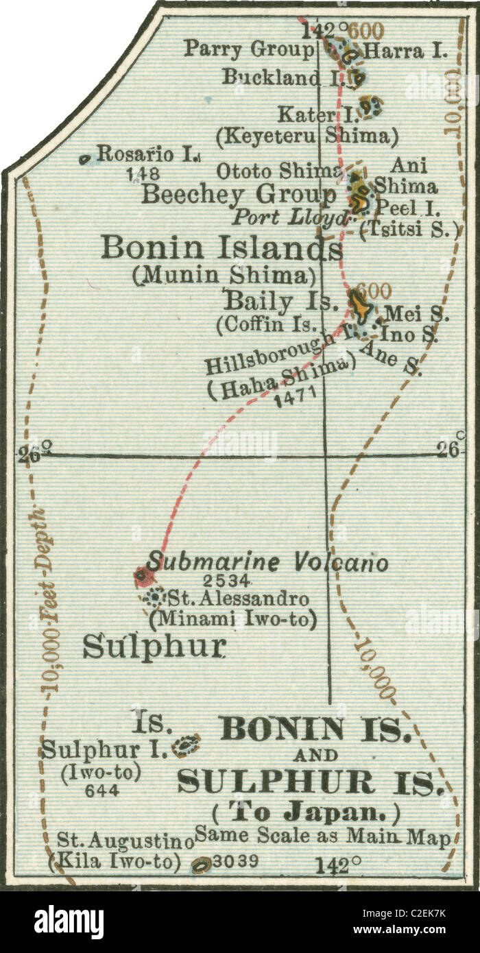 Bonin Islands Map