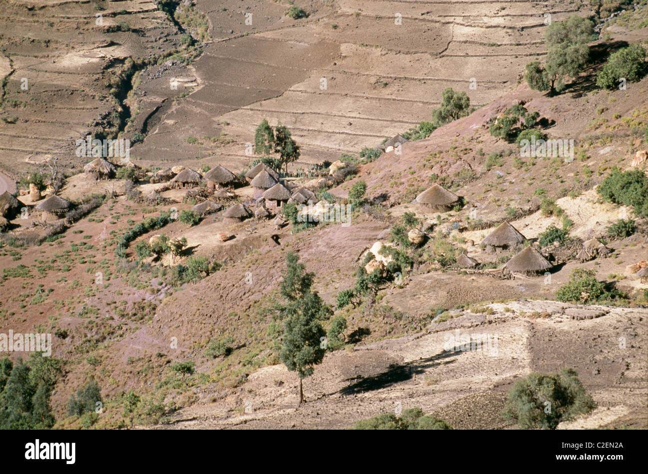 Village Am Hara Region Ethiopia Stock Photo - Alamy