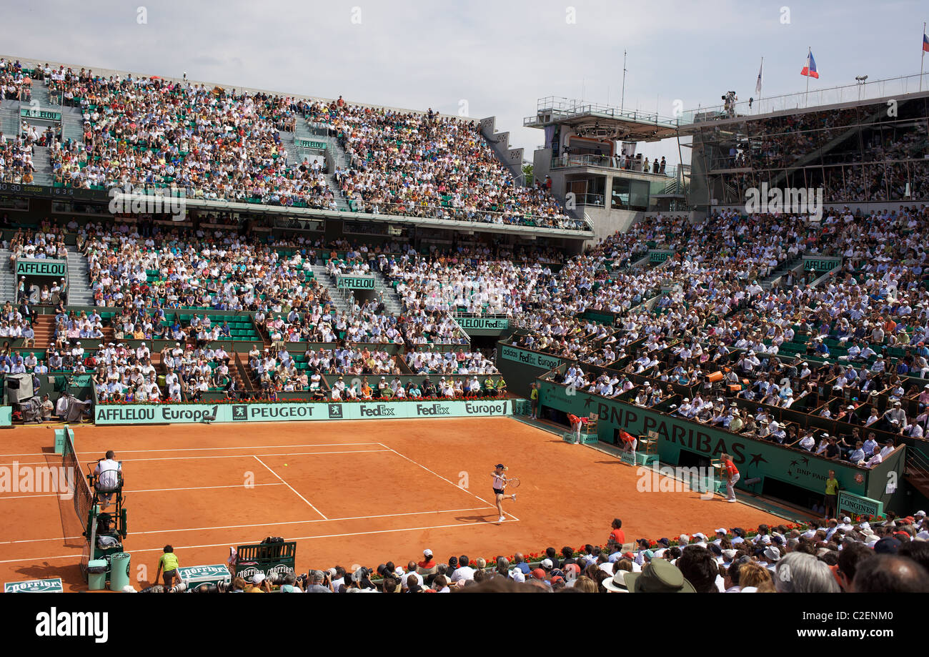 Sam Stosur, Australia, in action at the French Open Tennis Tournament ...