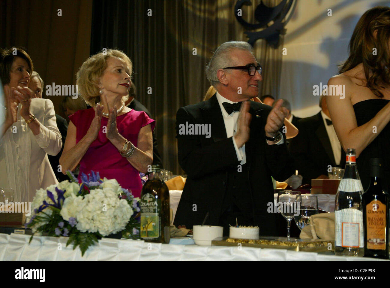 Mary Margret Valenti,Martin Scorcese and Ellen Pompeo The 32nd Annual ...
