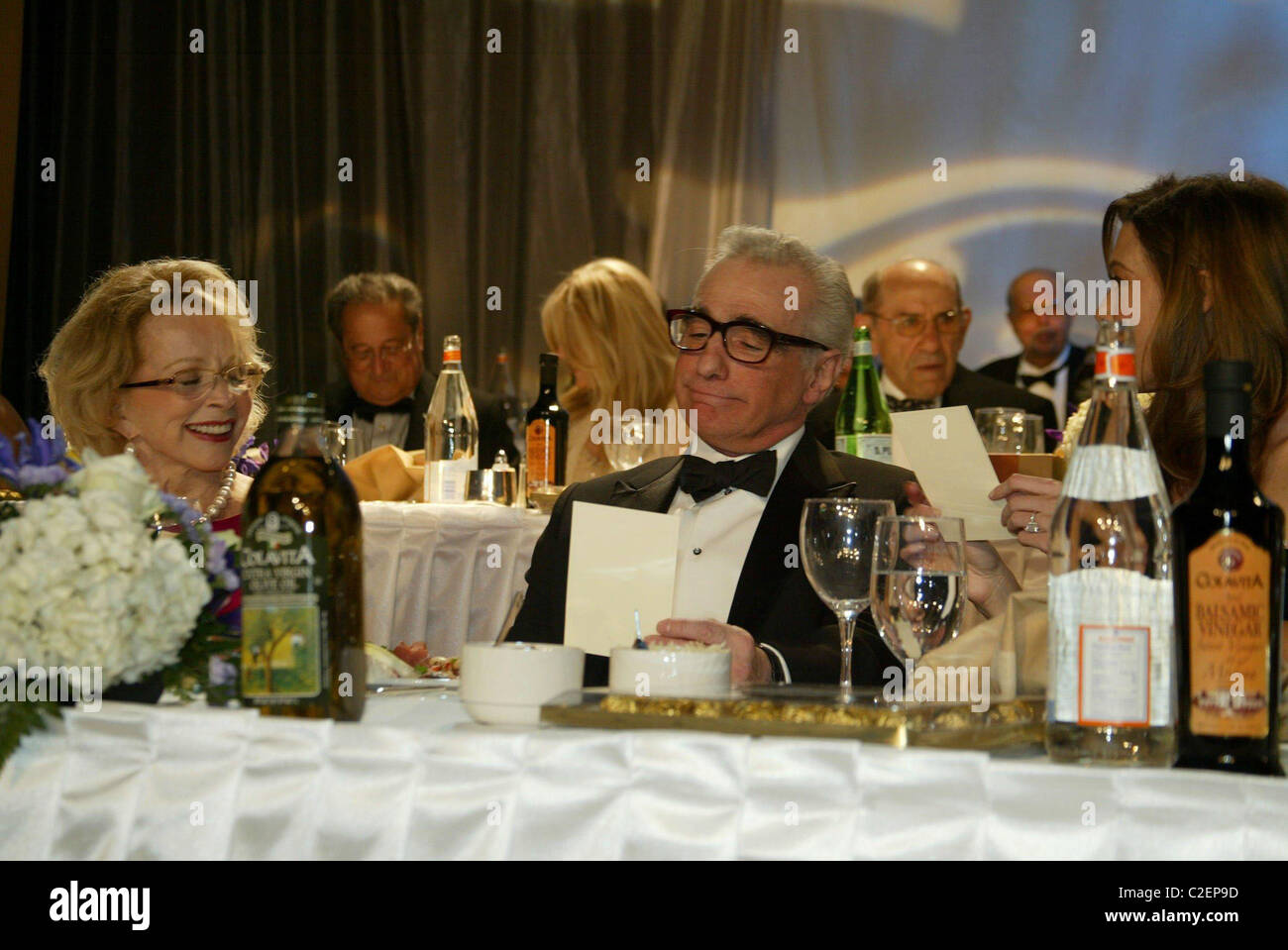 Mary Margret Valenti, Martin Scorcese and Ellen Pompeo The 32nd Annual ...